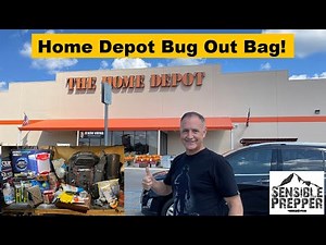 Home Depot Bug Out Bag! It Surprised Me!