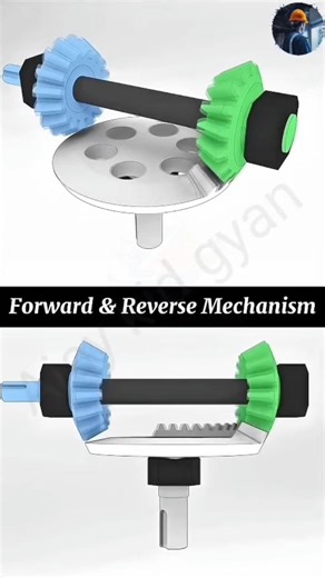 Interrupted Rotational Mechanism⚙️ | Mechanical Mechanism Explained #diy #shorts #mechanism #short