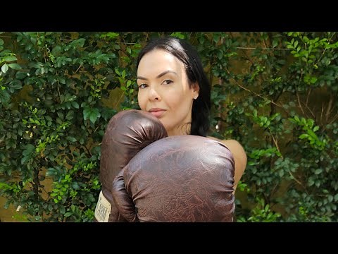 Girl Model Boxing Light Sparring