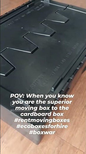 POV: The moving box that is better than a cardboard box