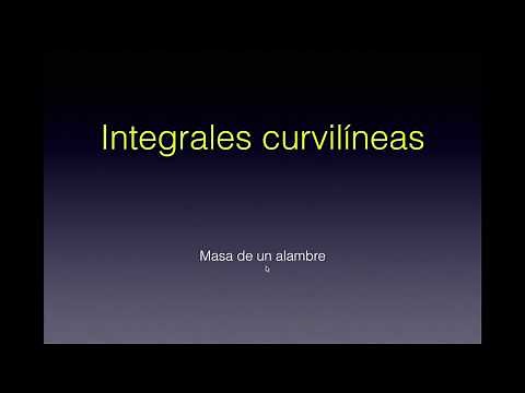 Curvilinear integrals.