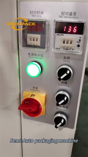 Semi-Automatic Shrink Wrapping Machine—engineered for precision, speed, and reliability.#Shrinkwrap