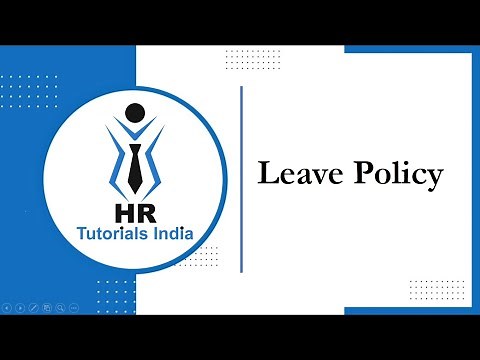 Leave Policy || How to Create Leave Policy? || HR Tutorials India || Leave Policy in India || Leave