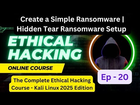 Create a Simple Ransomware | Hidden Tear Ransomware Setup | Ethical Hacking Course - Kali Linux