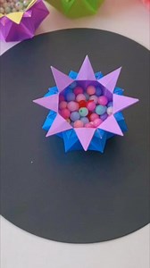 146K views · 1K reactions | Step by Step: Origami Star Candy Box #fblifestyle #OrigamiStar #CandyBox #OrigamiCraft #PaperCraft #DIYGifts | paper craft | Facebook