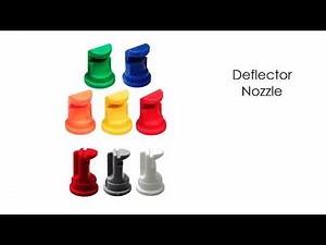 Deflector Spraying Nozzle Tips, For wide-spraying pattern