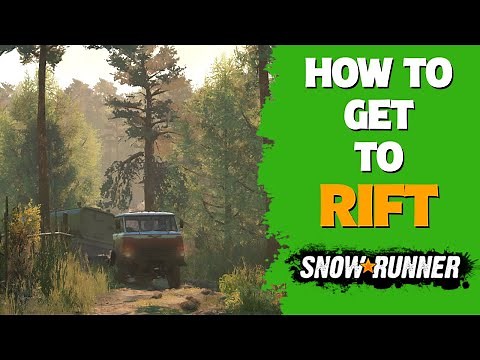 How To Get To Rift In Snowrunner New Map DLC | Taymyr, Russia Location