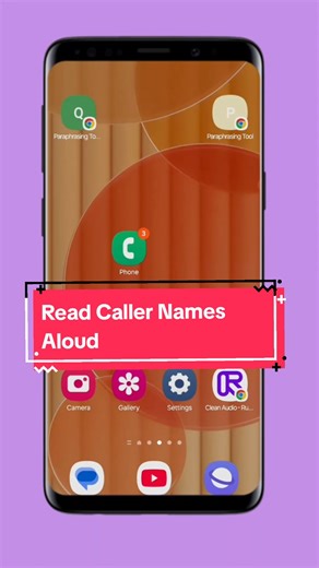 Read Caller Names Aloud on Android Devices