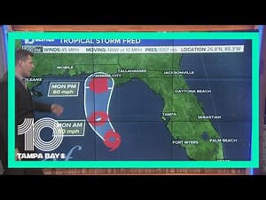 Tracking Tropical Storm Fred, Tropical Depression Grace