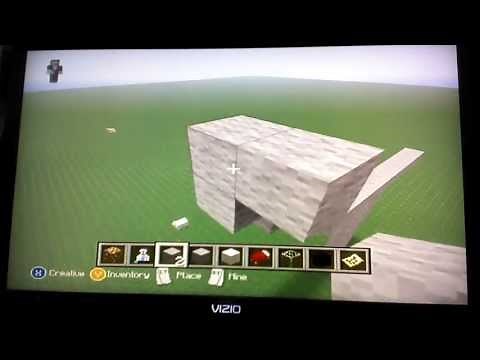 Minecraft Airplane Tutorial part 1 - Making a Boeing 747-400