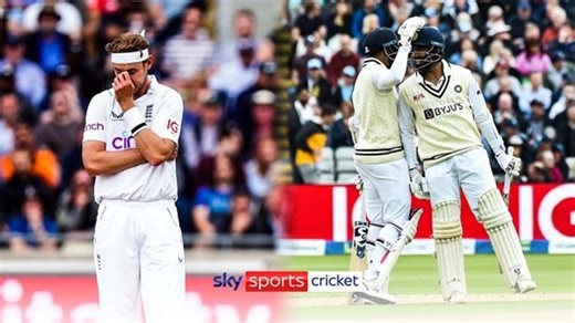 Most expensive over in Test history - Stuart Broad smashed for 35 in an over by Jasprit Bumrah