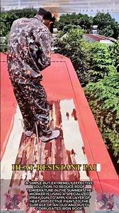 Roof Heat Resistant Paint || Heat Reduction Solution