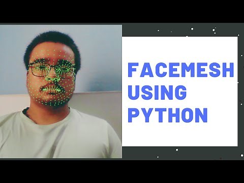 How to create Facemesh using mediapipe and python