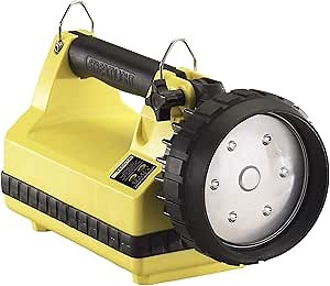 Streamlight 45825 E-Flood LiteBox 1500-Lumen 4700 Candela Rechargeable Flood Beam Lantern with Vehicle Mount System, Direct Wire DC Charging Rack, and Heavy Duty Shoulder Strap, Yellow