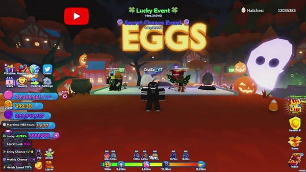 How To Hatch All HALLOWEEN Secrets in BGSI | Roblox Bubble Gum Simulator Infinity