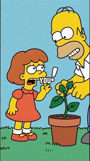 EYE-OPENING! Lisa’s Pollution-Alert Plant Flashes Red—Points to Homer’s Trash! 🌱🔴