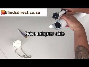 Blinds Direct Roller Automation - Alpha - Step 2 - Install roller motor in existing roller tube.