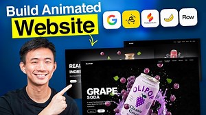 Using Gemini 3 AI Easily Create Fully Animated Websites