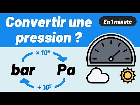 Comment CONVERTIR des bar en Pa ? 💪 Facile ! ✅ Unité de pression