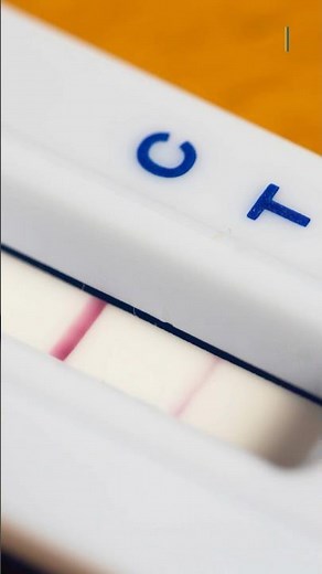 Rapid coronavirus test only slightly positive - What does that mean? #shorts