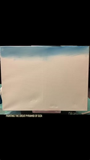 Painting Process of The Great Pyramid of Giza