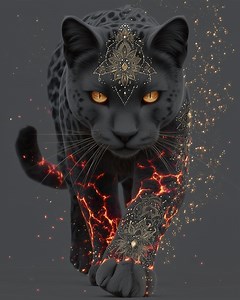 Multiple cats (and a fox) for ya! #synthography #animallover #cats #catlovers #fantasyart #fantasy | Ashleigh Adkins