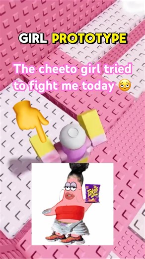 The hot Cheeto girl tried to fight me ..💀 #roblox