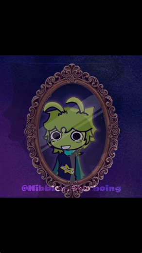 Is she behind me again?🪞 #dandysworld #bfdi #animation #dw #oc #edit