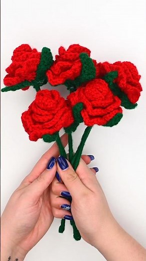 Free Crochet Rose Pattern🌹🧶♥️