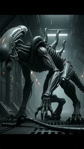 Xenomorph Walking in the Base #horror #xenomorph #alien