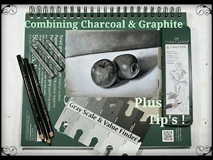 Combining Charcoal & Graphite for Drawing Plus Tips ! | Understanding Value in Art