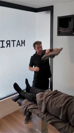 Nath showing off with some mid-foot adjustments! One of our many tools to get stiff feet moving 🕺 | Matrix Health & Performance