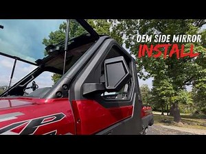 I installed Side Mirrors on my Polaris Ranger! | OEM Mirror Kit Part # 2889241