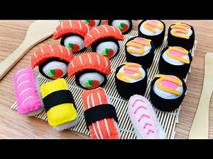 Sushi Plush Tutorial 🍣 | Easy & Cute Felt Food Craft