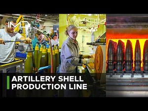 Inside Massive US Army Ammo Factory Making Artillery Shells