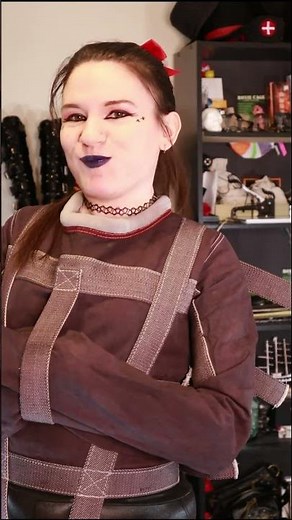 How do you eat in a straitjacket? #canadian #performer