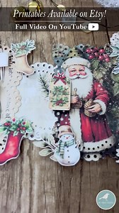 Christmas Snippet Kit, Junk Journal, Snippets, Roll, Fussy Cut, Winter, Bujo, Cricut, Planner, Printable, My Porch Prints, Digital Download - Etsy