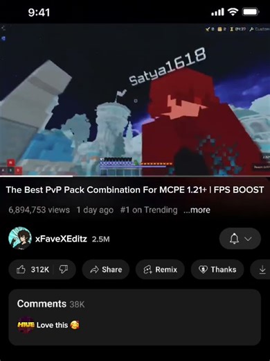 The Best PvP Texture Pack 🤩 #minecraft #mcpe #pvppack #texturepack #packfolder #minecraftshorts