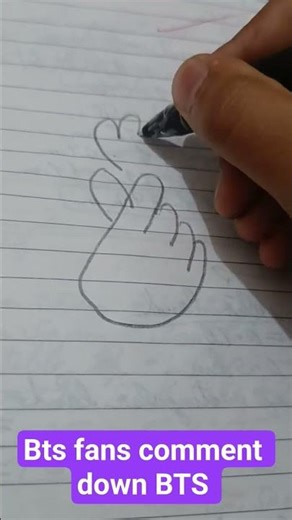 BTS symbol drawing #bts #drawing #like #share #subscribe #shorts