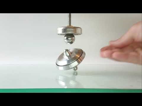 Interaction between Gyroscope and Magnetism 4k | Magnet Tricks