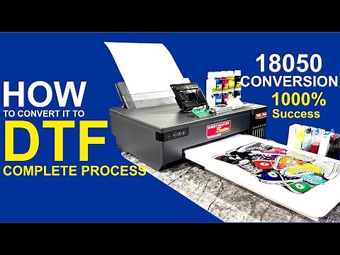EPSON L18050 Conversion to DTF. Complete video guide. DIY Conversion Jan 2024