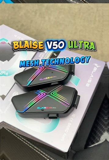 Motorcycle intercom packed with latest mesh technology the most affordable I know in the market with this tech so far. And up to riders connection na yan mga sir, so with this technology kahit may ma disconnect sa inyo na isa ay iterconnected pa din kayong lahat and if you’re looking for your first motorcycle intercom may I recommend this one. #motorcycleintercom #blaiseintercom #intercom #meshintercom #blaisev50ultra