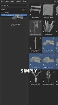 How to manage assets and asset libraries in Blender #b3d #blender3d