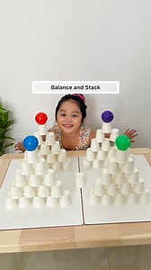 20K views · 88 reactions | Stack the cup and don’t let the ball drop!邏#happyfia #playandlearn #learningisfun #funlearningexperience #homeactivities #preschoolers #happykids #learningthroughplay #activityforkids #preschoollife #learningtogether #learning #kidscrafts #activities #playtime #funlearningactivities #finemotorskills #finemotoractivity #finemotordevelopment #HappyKids #montessori #montessoriactivities #montessoriathome #montessoritoddler | BABEE FIA | Facebook