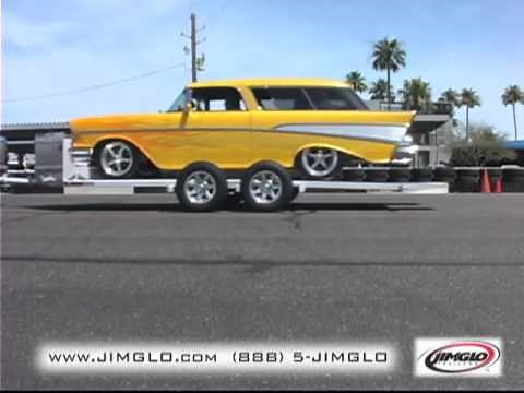 TiltBed open car trailer by JIMGLO Trailers, the JIMGLO Ego