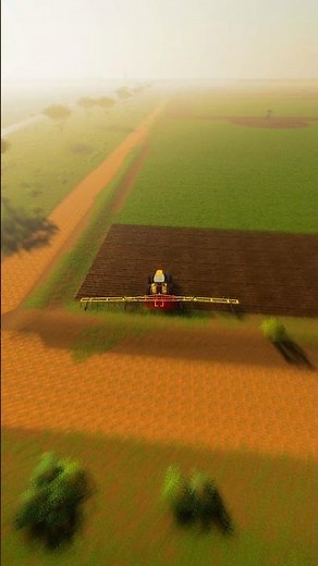 Satisfying ploughing #farmingsimulator #farmingsimulator25 #farmingsimulator19