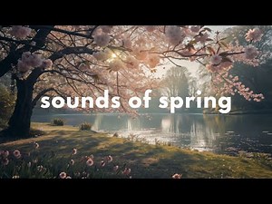 Spring Garden Ambience 🌸 | 3h Relaxing Nature Sounds & Birdsong | Cottage Core Ambience