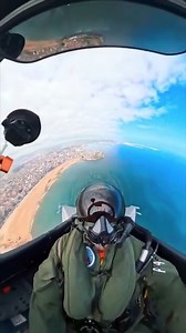 Eurofighter typhoon 360º POV cockpit video low flight into the keys