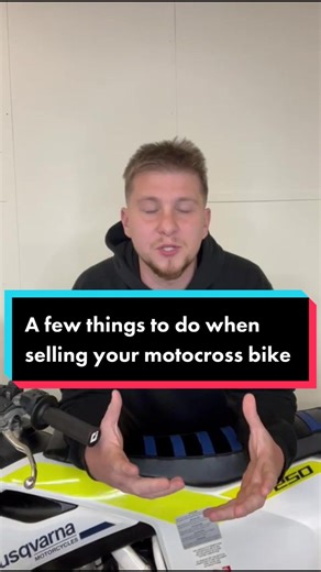 Tips for Selling Your Motocross Bike