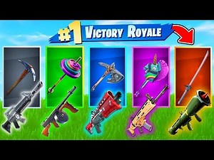 The *RANDOM* PICKAXE Challenge In Fortnite Battle Royale!